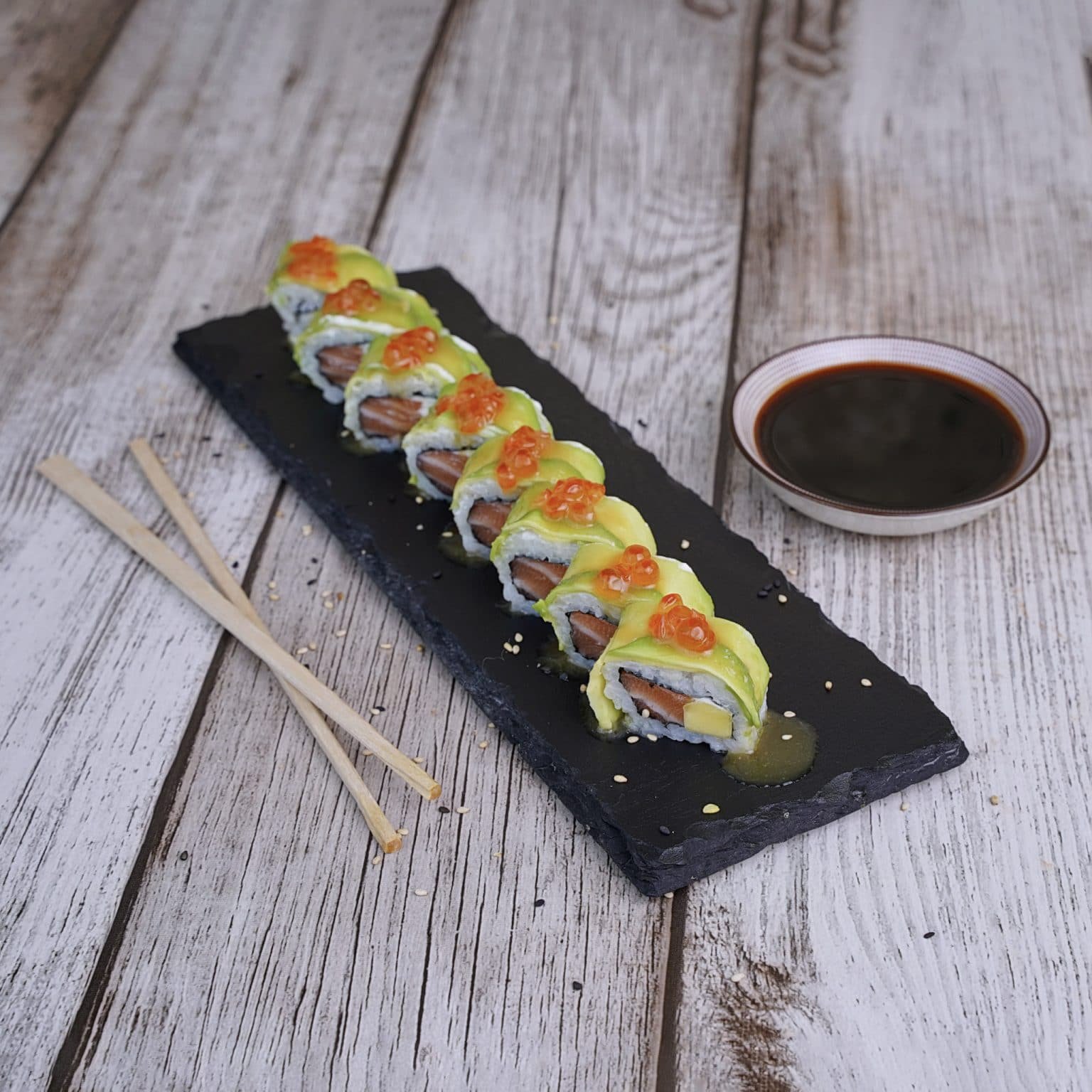 Dragon Shake shisho rolls – Ani Sushi